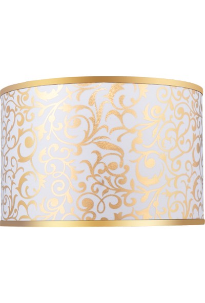 Minimal Viscose Silindir Abajur Başlığı