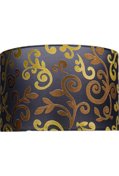 Minimal Viscose Silindir Abajur Başlığı