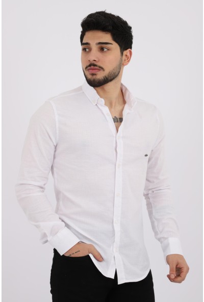 Stilkombin Stil Kombin Kırçıllı Keten Gömlek Brs 927004 Stilkombin Stil Kombin Kırçıllı Keten Gömlek Brs 927004