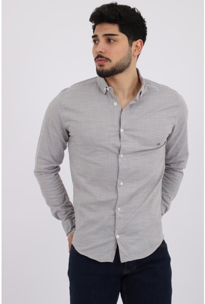 Stilkombin Stil Kombin Kırçıllı Keten Gömlek Brs 927004 Stilkombin Stil Kombin Kırçıllı Keten Gömlek Brs 927004