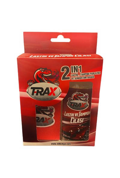 T-Rax Lastik ve Tampon Parlatıcı Cila 2'li Paket Seti + Sünger T-Rax Lastik ve Tampon Parlatıcı Cila 2'li Paket Seti + Sünger