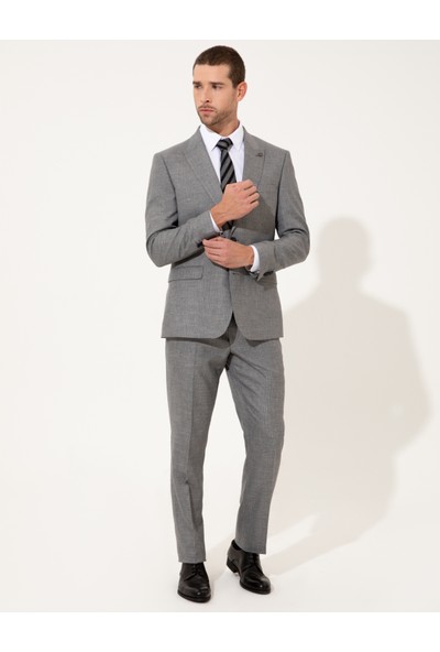 Pierre Cardin Gri Slim Fit Takım Elbise 50253710-VR024