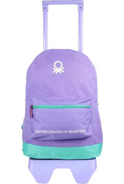 Benetton Çekçekli Okul Çantası