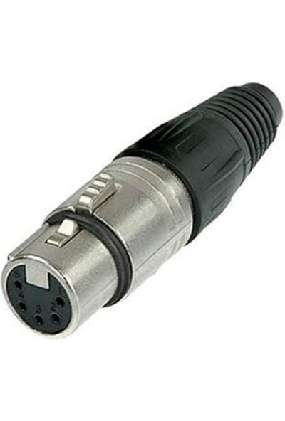Elektromer Canon Notrix Tipi Dişi 5 Pin Jack Elektromer Canon Notrix Tipi Dişi 5 Pin Jack