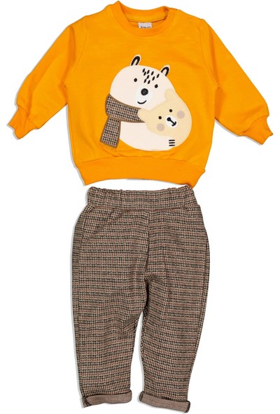 Favokids Ayıcık Desenli Takım