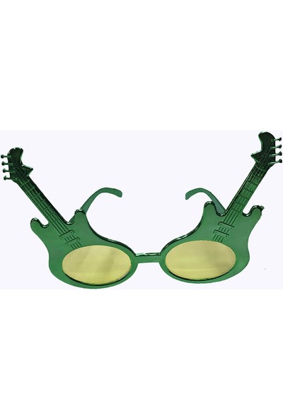 Samur Amazeus Rockn Roll Retro Gitar Şekilli Parti Gözlüğü Yeşil Renk Samur Amazeus Rockn Roll Retro Gitar Şekilli Parti Gözlüğü Yeşil Renk