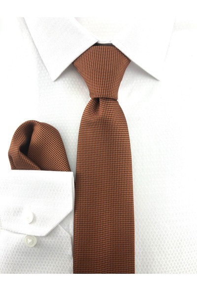 Pierroni Taba Oxford Desen Mendilli Kravat Pierroni Taba Oxford Desen Mendilli Kravat