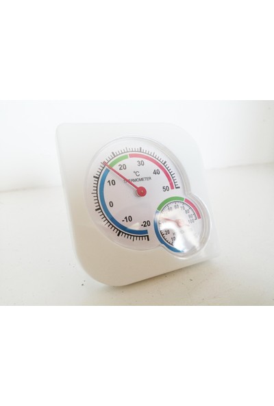 Prc Analog Küçük Masa Duvar Termometre Sıcaklık + Nem
