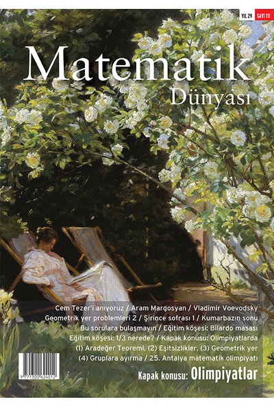 Matematik Dünyası Dergisi Sayı: 111