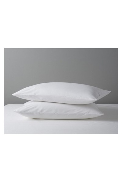 Nest Fermuarlı Beyaz 2'li Yastık Kılıfı 50X70 cm