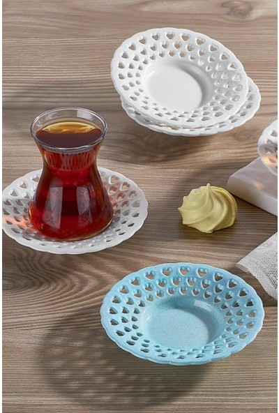Tvet Plastik Kalpli Çay Tabağı 6 Lı 11 cm T36847