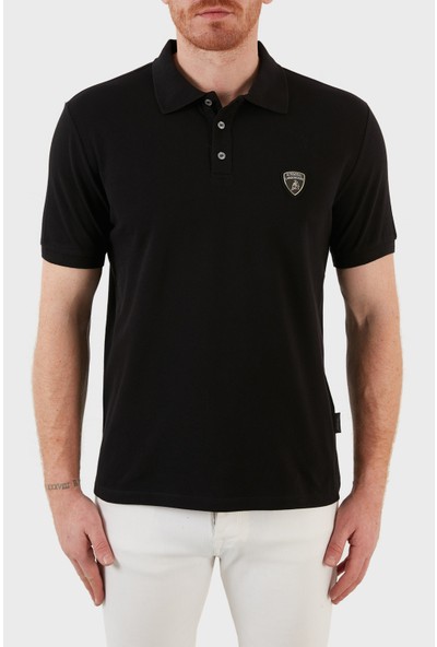 Lamborghini Pamuklu Düğmeli Polo T Shirt Erkek Polo 71XBG001CJ011899
