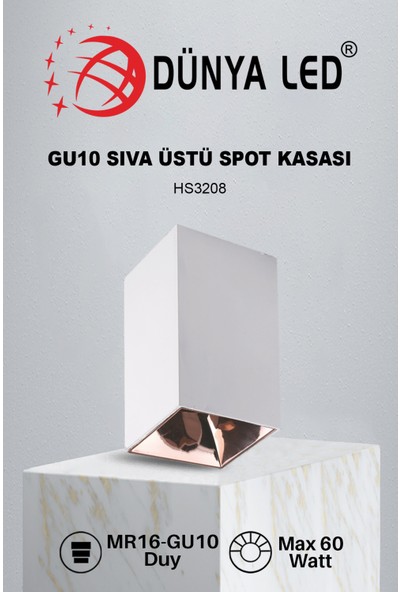 Dünya Led HS.3208 Dekoratif Sıva Üstü Aydınlatma Siyah Kolay Montaj ve Kullanım Dünya Led HS.3208 Dekoratif Sıva Üstü Aydınlatma Siyah Kolay Montaj ve Kullanım
