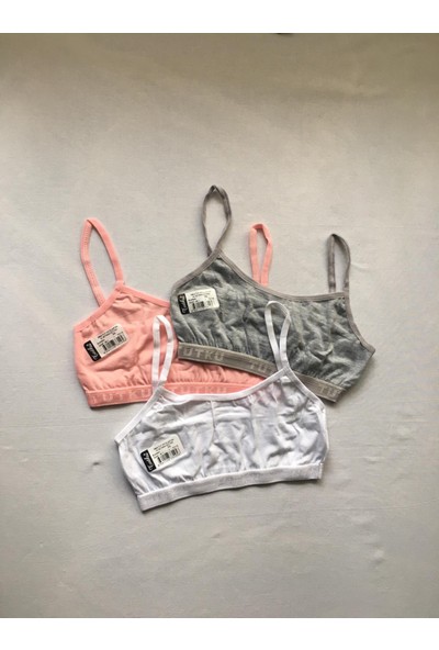 Tutku %100 Pamuk Kız Çocuk Yarım Atlet Alıştırma Sütyeni Renkli Büstiyer 3'lü Tutku %100 Pamuk Kız Çocuk Yarım Atlet Alıştırma Sütyeni Renkli Büstiyer 3'lü