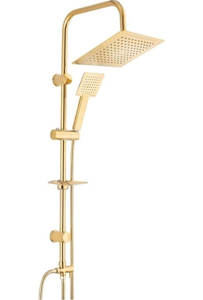 İsra Kare Gold Robot Duş Seti İsra Kare Gold Robot Duş Seti