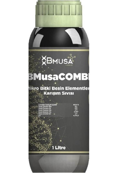 Bmusa Combi (1 Lt) Sıvı Mikro Element Gübre Bmusa Combi (1 Lt) Sıvı Mikro Element Gübre