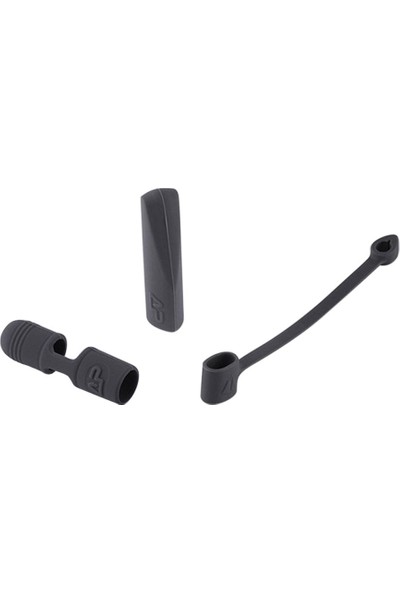 Prettiya 3 1 In 1 Silikon Koruyucu Elma Kalem Şarj Ucu Kablo Gri (Yurt Dışından)