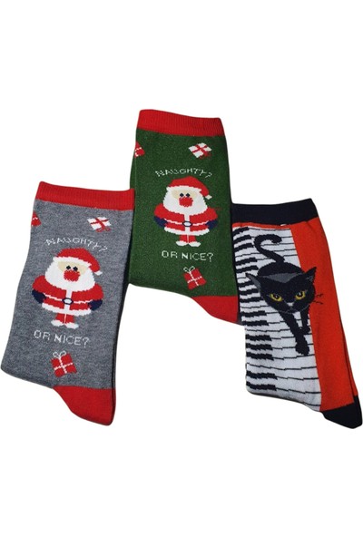 TIKIR06 Parfümlü 3'lü Anne Çorabı