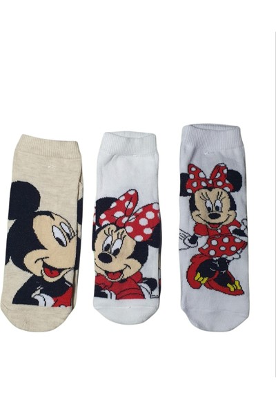 TIKIR06 Karakterli 3'lü 36-40 Çorap