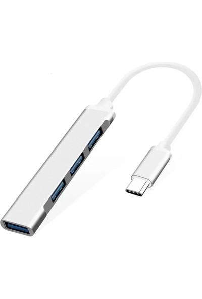 Coverzone Type-C To USB Hub 4 Port Çoklayıcı Macbook Ile Uyumlu Çoğaltıcı Adaptör Coverzone Type-C To USB Hub 4 Port Çoklayıcı Macbook Ile Uyumlu Çoğaltıcı Adaptör