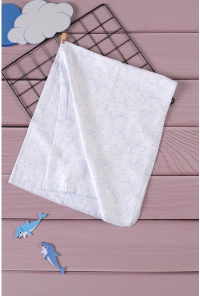 Baby2go 903 - Müslin Battaniye Beyaz