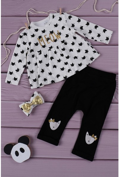 Baby2go 3-049 - Kız Bebek Pisi Takım Krem Baby2go 3-049 - Kız Bebek Pisi Takım Krem