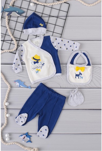 Baby2go 5-040 Erkek Bebek Prof 5 Li Takım Lacivert Baby2go 5-040 Erkek Bebek Prof 5 Li Takım Lacivert