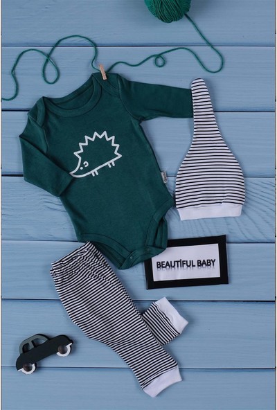 Baby2go 2035- Erkek Bebek Takım Yeşil Baby2go 2035- Erkek Bebek Takım Yeşil