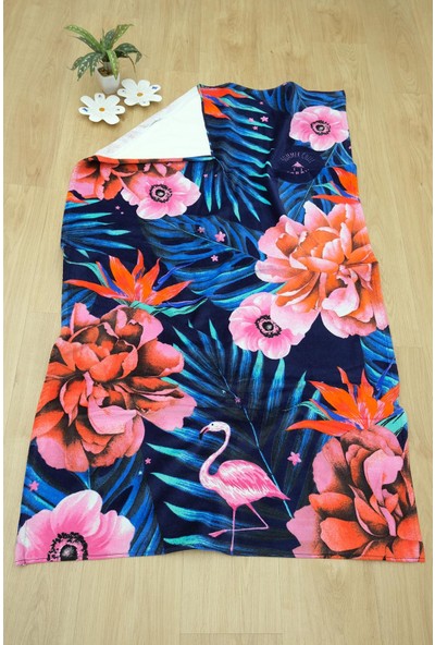 Woop Home 80X150 Flamingo Detaylı Plaj Havlusu Woop Home 80X150 Flamingo Detaylı Plaj Havlusu