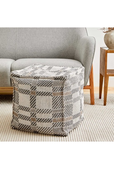 Kaşmir Halı 7/24 İskandinav Tartans Puf 65X35 cm Kaşmir Halı 7/24 İskandinav Tartans Puf 65X35 cm