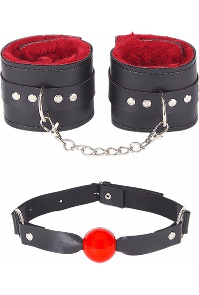 Good Fantazi Deri Kelepçe ve Ağız Topu