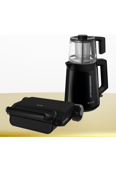 Arçelik Küçük Ev Aletleri 2li Set Tm 3006 S - K 3281 C 2li Siyah Set Arçelik Küçük Ev Aletleri 2li Set Tm 3006 S - K 3281 C 2li Siyah Set