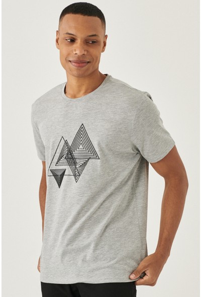 Altınyıldız Classics Slim Fit Bisiklet Yaka Kısa Kollu Baskılı Tişört