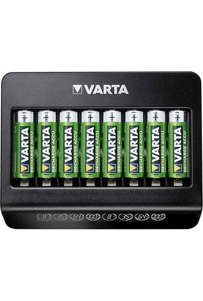 Varta LCD Multi Plus 8li Aa/aaa Pil Şarj Cihazı 8 Adet Şarjlı 2100MAH R2U Aa Kalem Pil MULTİ-8X2600 Varta LCD Multi Plus 8li Aa/aaa Pil Şarj Cihazı 8 Adet Şarjlı 2100MAH R2U Aa Kalem Pil MULTİ-8X2600