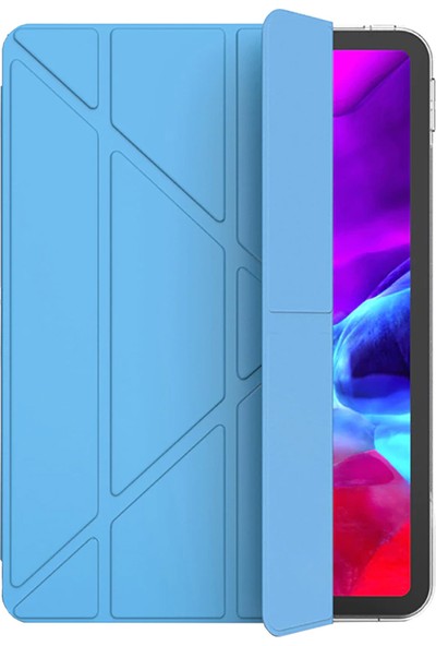 Apple Ipad Pro 12,9 Inç 1 ve 2 Nesil Smart Cover Arkası Şeffaf Tablet Kılıfı Apple Ipad Pro 12,9 Inç 1 ve 2 Nesil Smart Cover Arkası Şeffaf Tablet Kılıfı