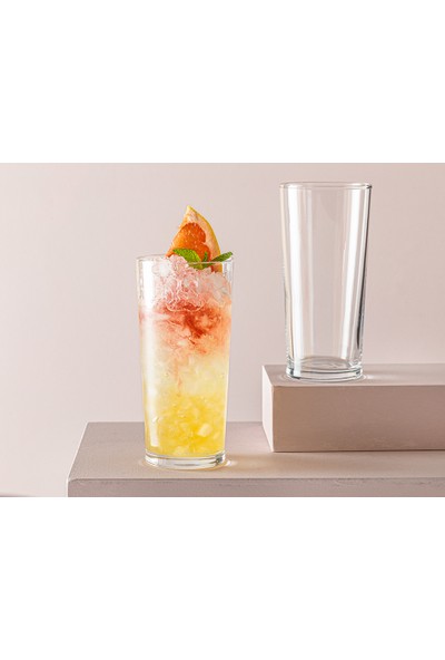 English Home Intense Cam 2'li Bıra Bardağı 360 ml Şeffaf English Home Intense Cam 2'li Bıra Bardağı 360 ml Şeffaf