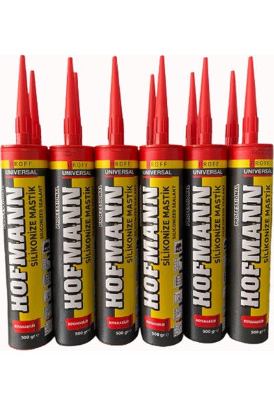 Hofmann Silikonize MASTİK-500 gr - Antrasit Gri Renk - 1 Koli - 30 Adet Hofmann Silikonize MASTİK-500 gr - Antrasit Gri Renk - 1 Koli - 30 Adet