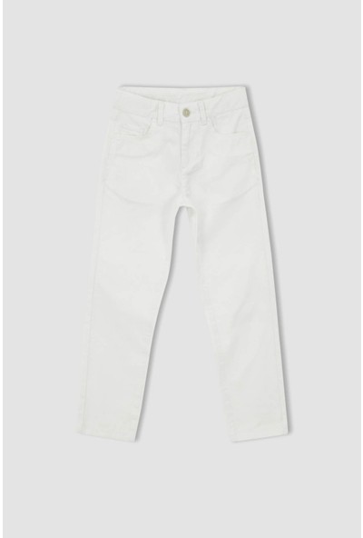 Erkek Çocuk 23 Nisan Çocuk Bayramı Regular Fit Beş Cep Düz Paça Gabardin PANTOLON X4224A622SM Erkek Çocuk 23 Nisan Çocuk Bayramı Regular Fit Beş Cep Düz Paça Gabardin PANTOLON X4224A622SM