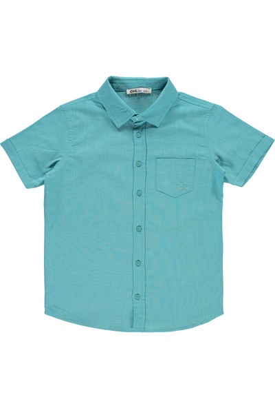Civil Boys Erkek Çocuk Gömlek 10-13 Yaş Turkuaz