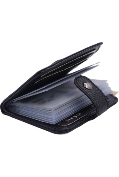 Mkm Man Deri Görünümlü Içi Şeffaf Kartlıklı Cüzdan & Kartlık Dik Model Mkm Man Deri Görünümlü Içi Şeffaf Kartlıklı Cüzdan & Kartlık Dik Model