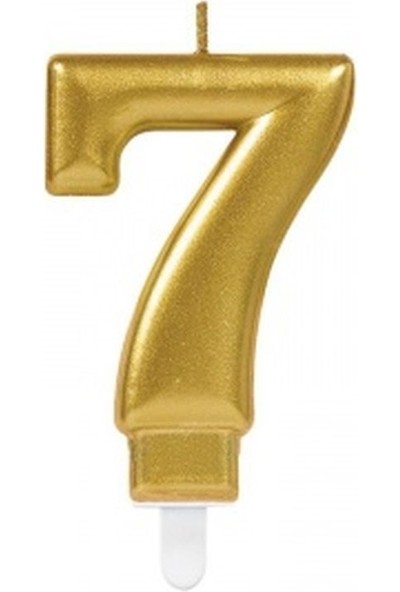 Amazeus 7 Rakam Mum Gold Renk