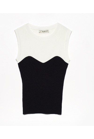 Dilvin 2647 Bisiklet Yaka Kolsuz Atlet-Siyah-Ekru Dilvin 2647 Bisiklet Yaka Kolsuz Atlet-Siyah-Ekru
