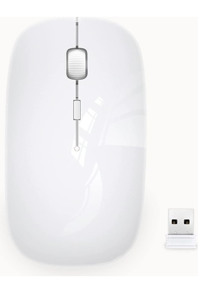 Alla Beyaz Kablosuz Mouse