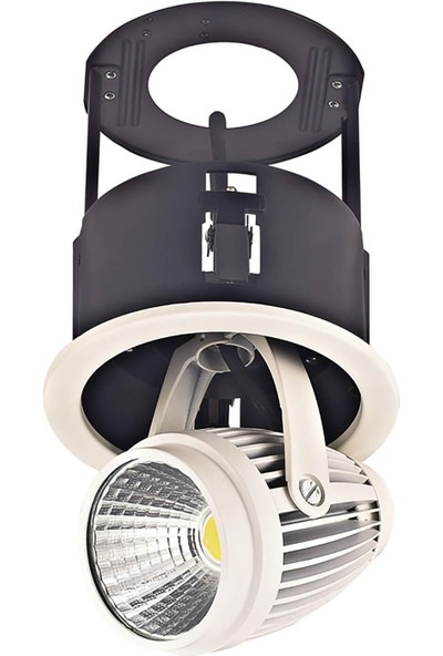 Global K2 KTL135 20W 6500K Beyaz LED Ray Spot Armatür Global K2 KTL135 20W 6500K Beyaz LED Ray Spot Armatür