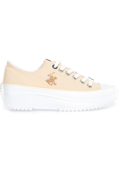 Beverly Hills Polo Club Bej Kadın Sneaker - PO-10288