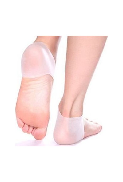 Laqaydükkan34 Silikon Topuk Dikeni Çorabı Topuk Çatlağı Yara Koruma Çorabı