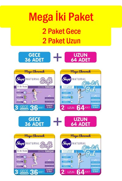 Sleepy Mega Gece 2'li Uzun 200'lü Sleepy Mega Gece 2'li Uzun 200'lü