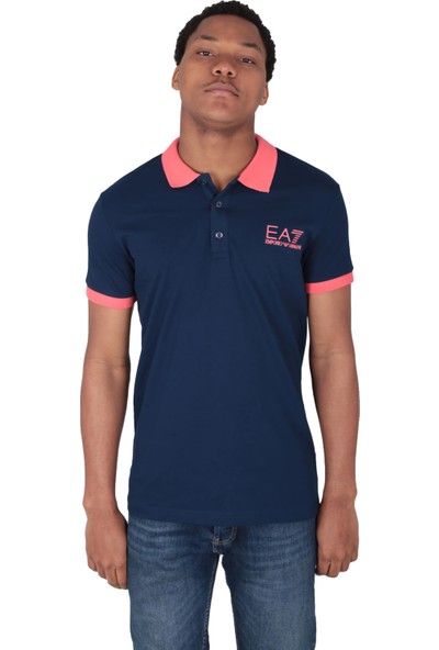 Emporio Armani Erkek Polo Yaka - Lacivert