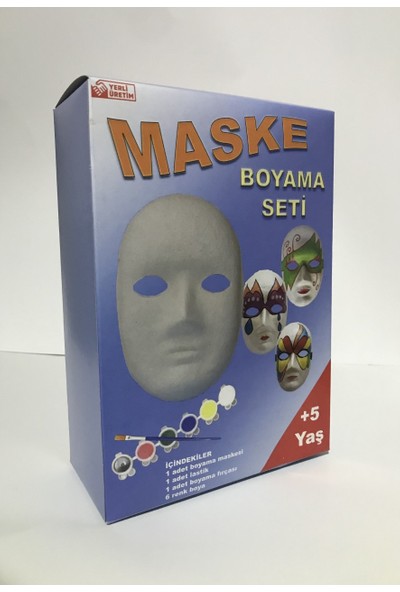 Maske Boyama Seti Maske Boyama Seti