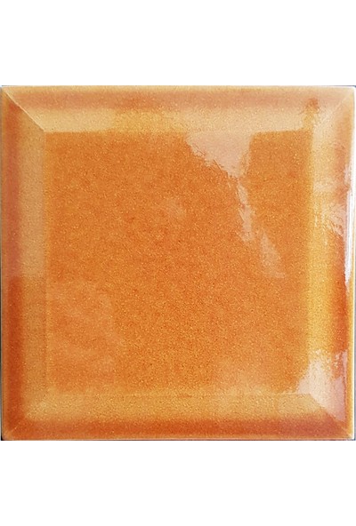 Armada Çini 12,5X12,5 cm Metro Karamel Çini Seramik Karo